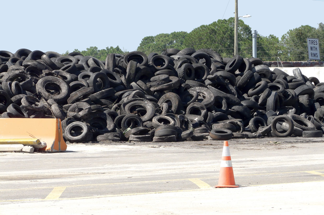 Tire Recycling - Busy Bees Junk